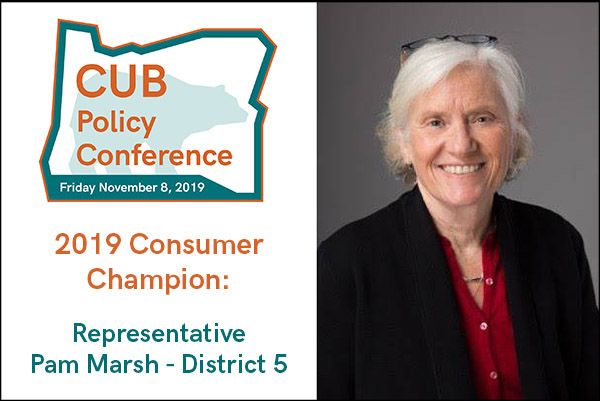 Announcing CUB’s 2019 Consumer Champion: Representative Pam Marsh ...